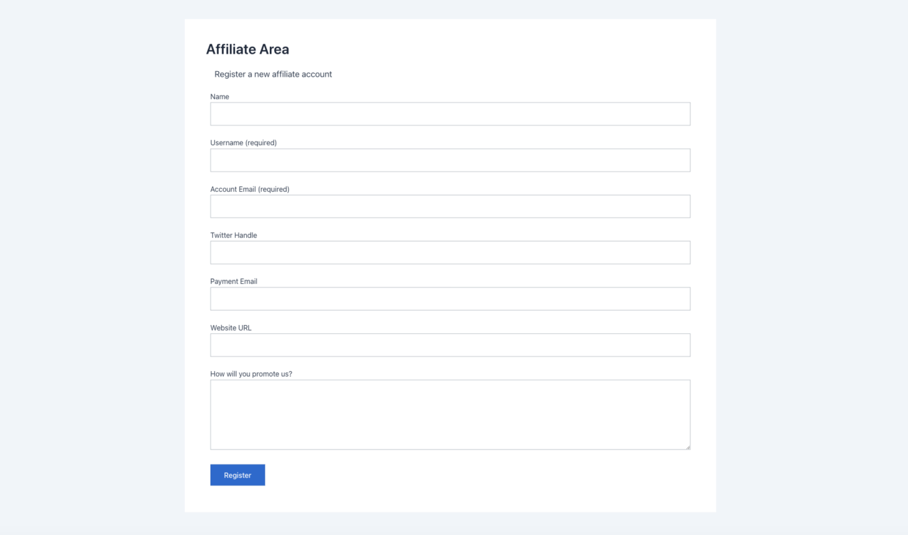 How to Create a Custom Affiliate Registration Form in WordPress