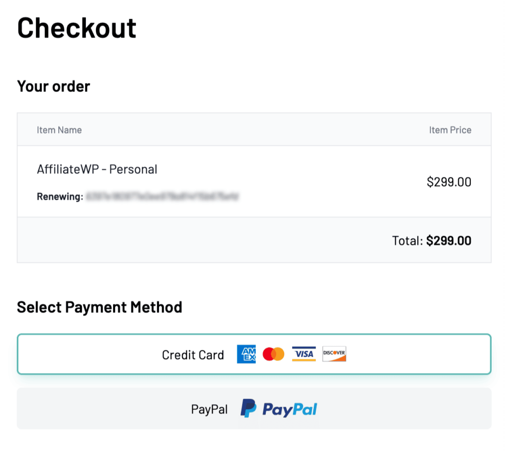 Renewing Your License - AffiliateWP