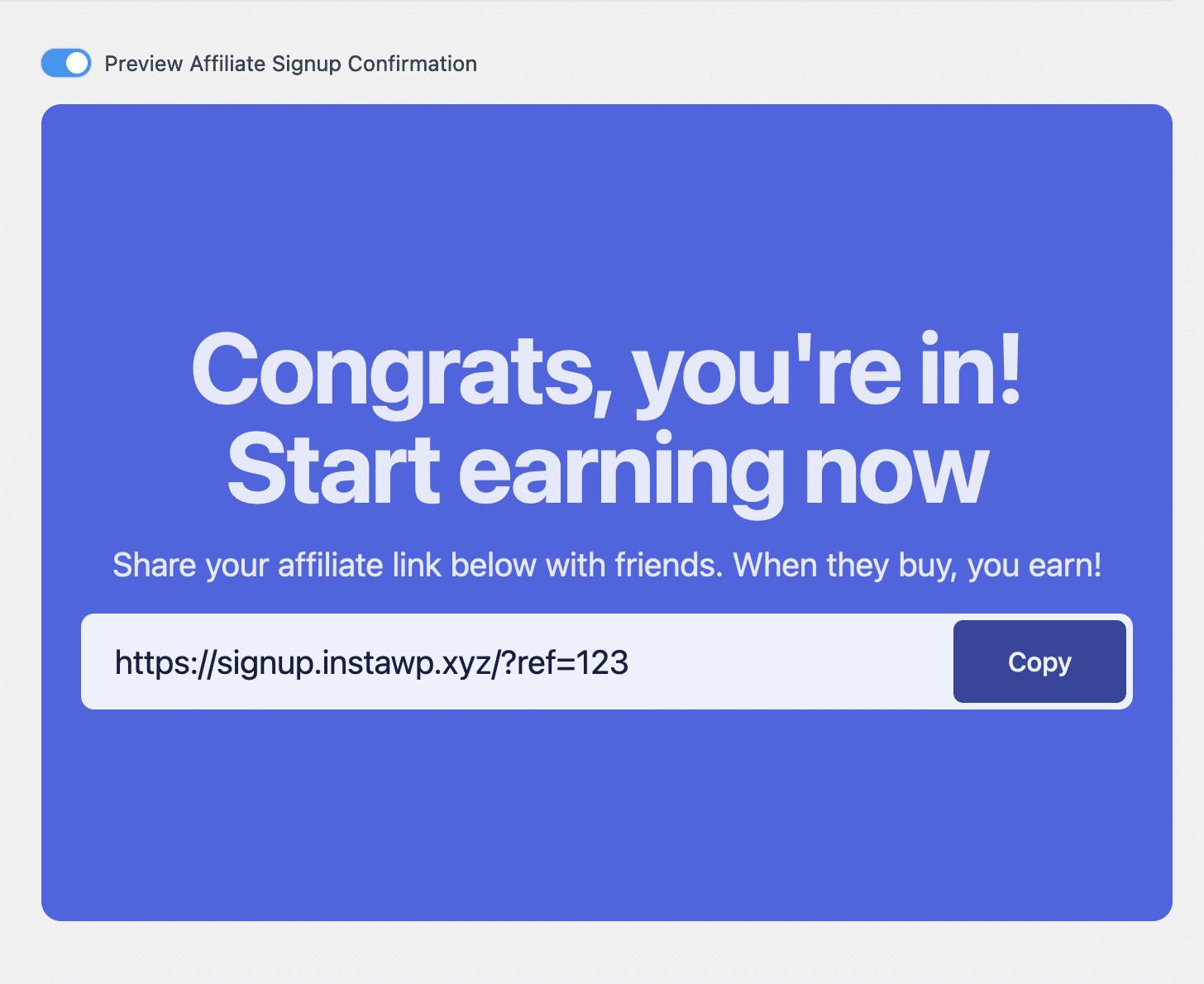 Affiliate Signup Widget - AffiliateWP