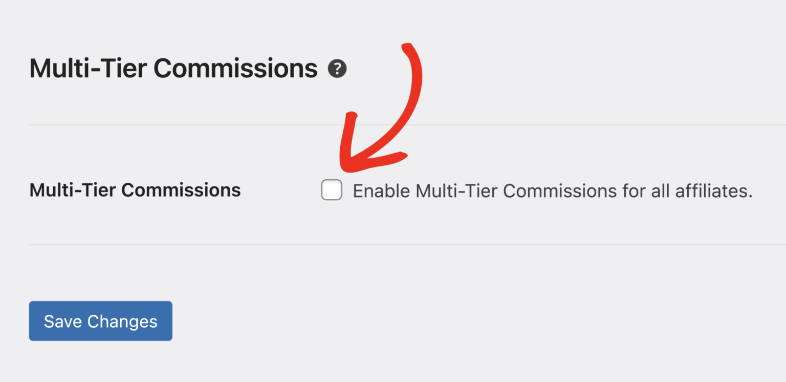 Multi-Tier Commissions addon - AffiliateWP
