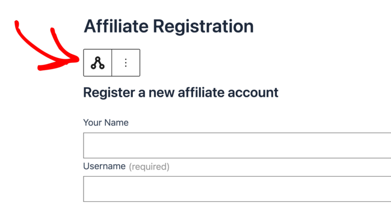 Affiliate Registration Page - AffiliateWP