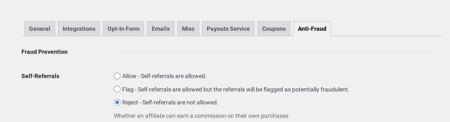 Fraud Prevention - AffiliateWP