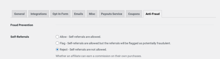 Fraud Prevention - AffiliateWP